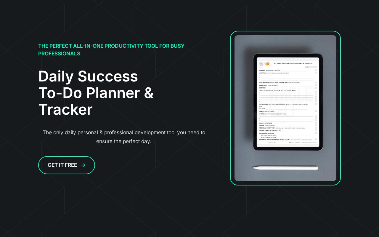 The Daily Success Planner